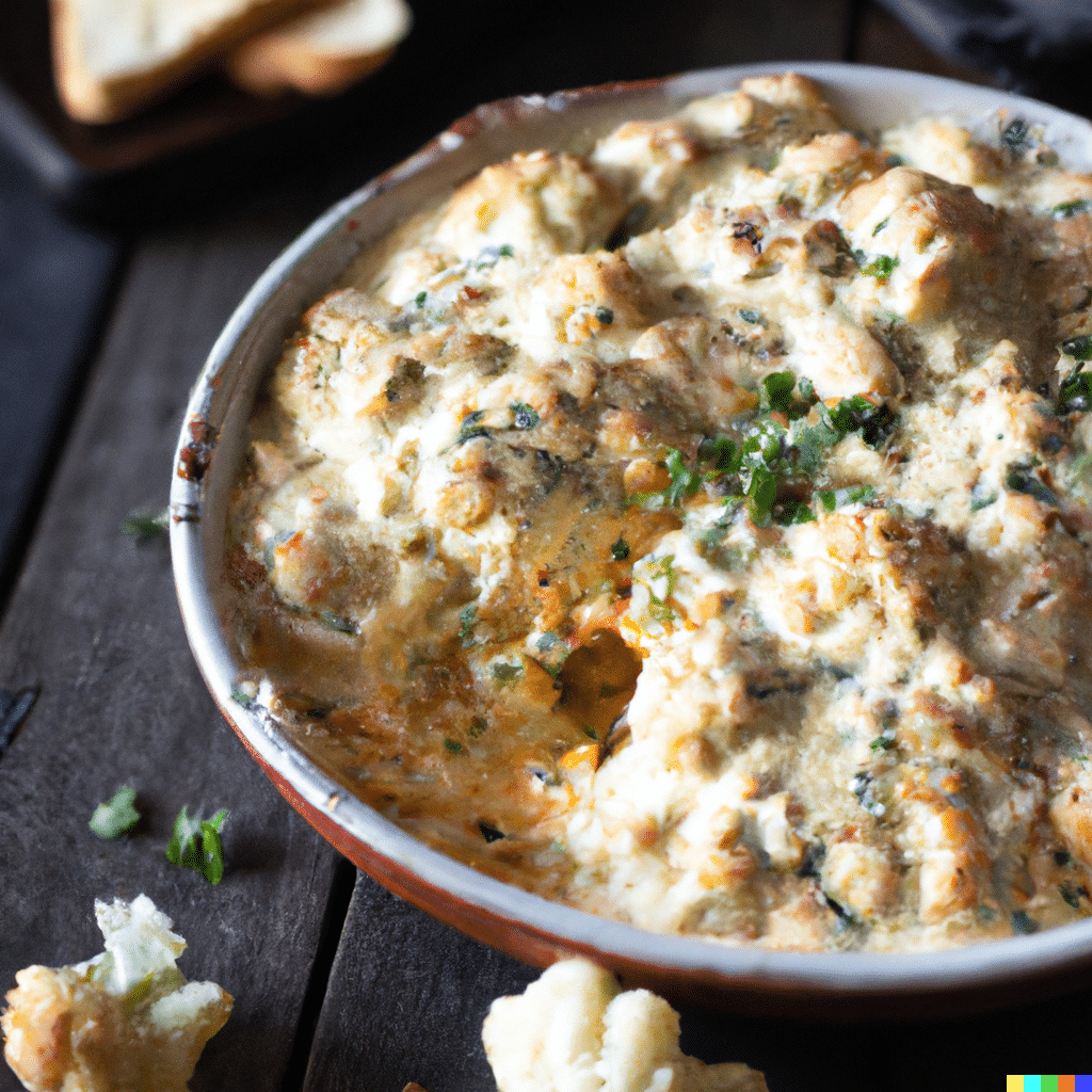 Gluten-Free Dairy-Free Cheesy Cauliflower Dip